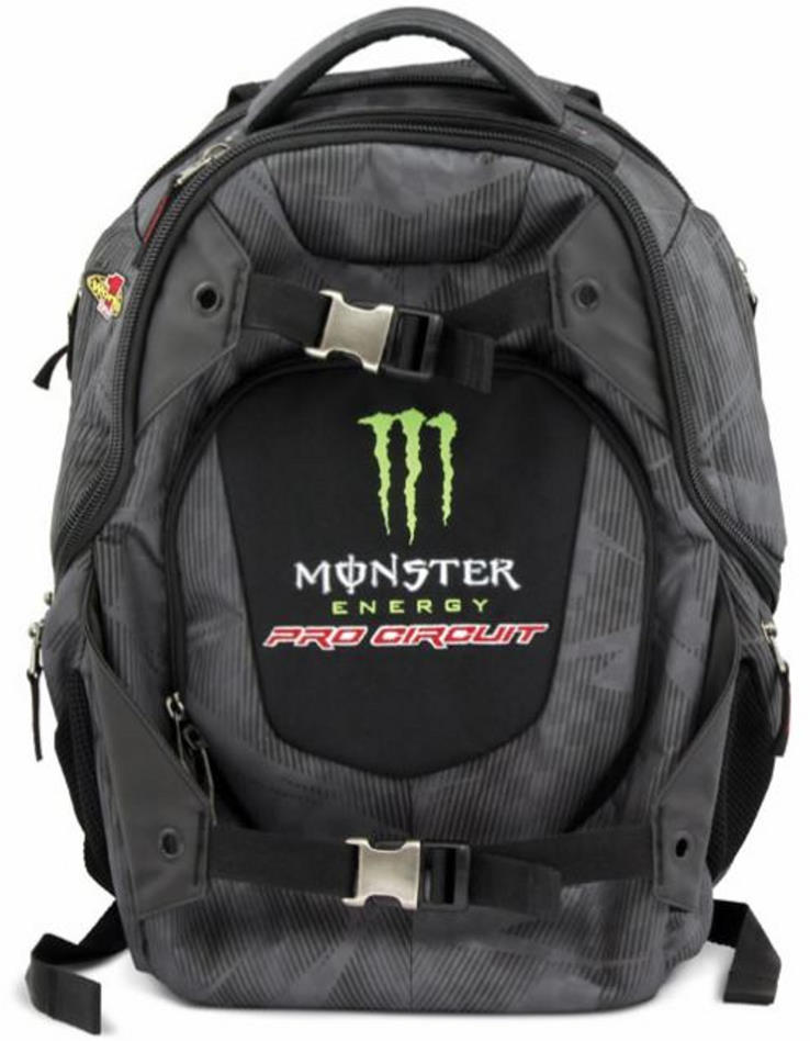 Kawasaki Monster Energy Pro Circuit Brigade Back Pack Backpack Black | eBay